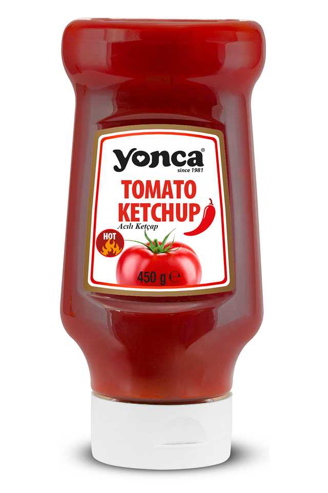 Hot Tomato Ketchup 450g | Yonca Food
